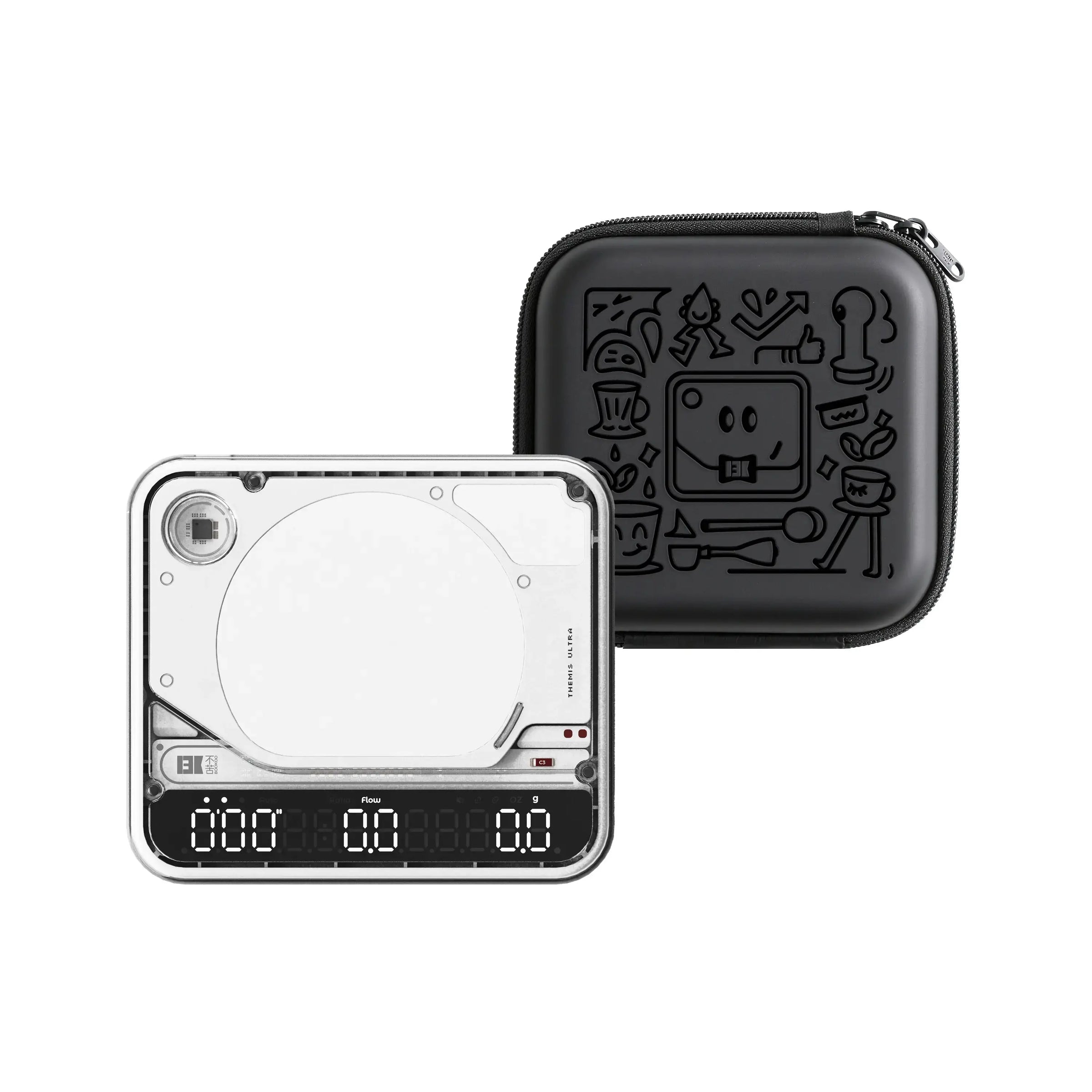BOOKOO Themis Ultra coffee scale Bluetooth Espresso Scale with Timer ...